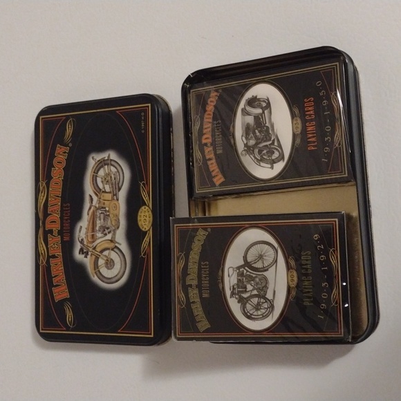 Harley-Davidson | Games | Vintage 997 Harley Davidson Playing Cards In ...